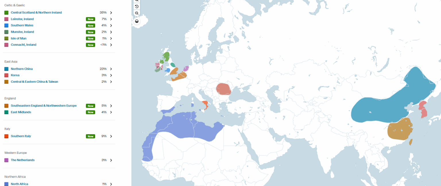 Ancestry’s Updated Ancestral Origins | Kitty Cooper's Blog